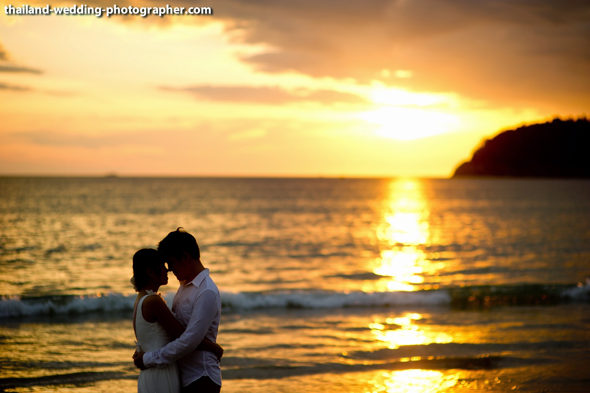 Photo of the Day: Prenuptial with sunset on Phuket Beach - Thailand ...